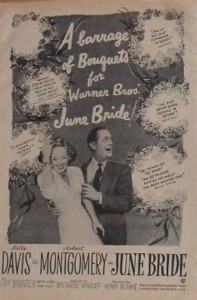 June Bride (1948) • She Blogged By Night